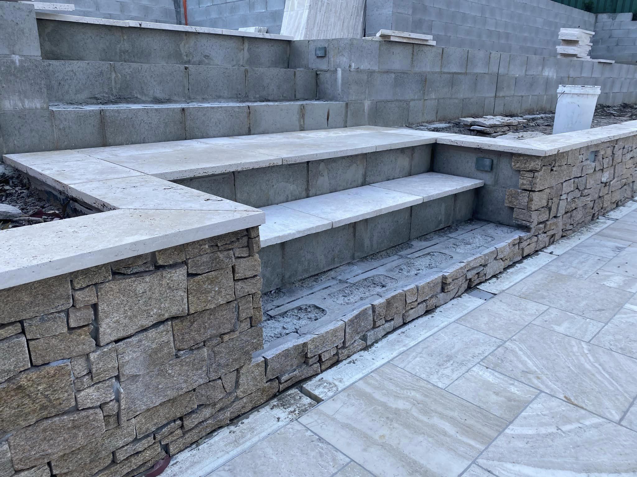 Railing Stone For Retaining Walls The 25+ Best Retaining Wall Bricks